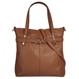 CLUTY Shopper Damen Gr&ouml;&szlig;e One Size cognac