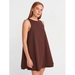 Dilvin Mini Kleid Damen Gr&ouml;&szlig;e 36 creme Sommerkleid
