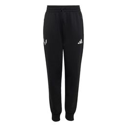 adidas Performance Sporthose 'Messi' Jungen Gr&ouml;&szlig;e 164 schwarz / wei&szlig;