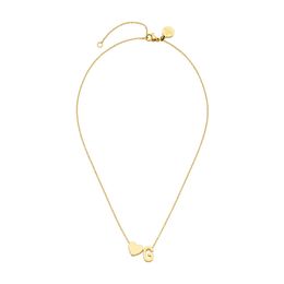 PURELEI Kette 'Letter Heart G' Damen Gr&ouml;&szlig;e 50 / 55cm gold