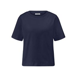 Peter Hahn - Rundhals-Shirt, blau, Gr. 40 / M - Baumwolle