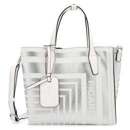 Picard Shopper 'Brasilia' Damen Gr&ouml;&szlig;e One Size silber / wei&szlig;