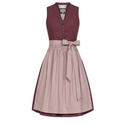 Trachtenhof N&uuml;bler Dirndl 'Dirndl Midi Frieda' Damen Gr&ouml;&szlig;e 44 beere