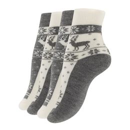 Yenita Socks female size 35/38 mottled grey / White