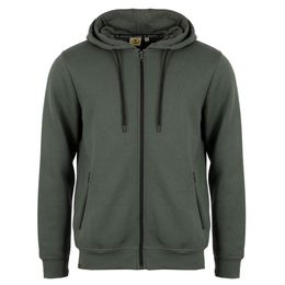 ROADSIGN australia Zip-Up Hoodie 'Sweatjacke Zip mit Rei&szlig;verschlusstaschen & Kapuze' male size XXL Green