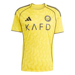 adidas Performance Jersey 'Al Nassr FC 25/26' male size S Yellow / Dark yellow / Anthracite / Black