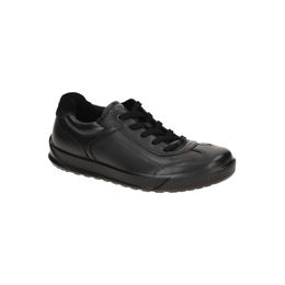 Ecco Sneaker low 'Ecco Byway Schuhe schwarz uni Glattleder 501684' Herren Gr&ouml;&szlig;e 42 schwarz
