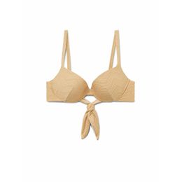 Tezenis Bikinitop 'Sparkling Touch' Damen Gr&ouml;&szlig;e 75 gold