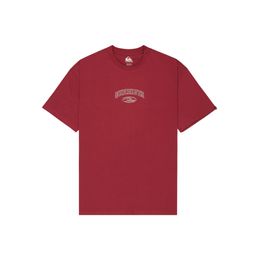 Quiksilver T-Shirt 'Legacy' Herren Gr&ouml;&szlig;e M rot / wei&szlig;