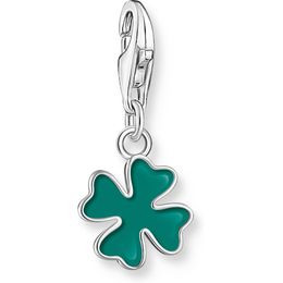 Thomas Sabo Anh&auml;nger Damen Gr&ouml;&szlig;e One Size dunkelgr&uuml;n / silber