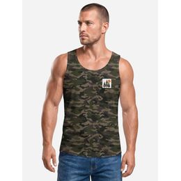 Neverless Shirt 'Pine Trees' male size XXXL Green