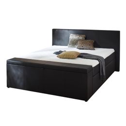 Tchibo - sun garden Boxspringbett mit Stauraum-Bettbank - 200x244x110cm - schwarz -