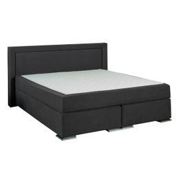 Tchibo - sun garden Premium Boxspringbett mit Taschenfederkern - 200x211x110cm - grau -