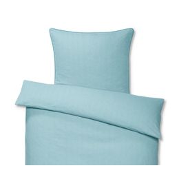 Tchibo - Flanell-Bettw&auml;sche - hellblau