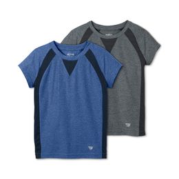 Tchibo - 2 Funktionsshirts - Jungen - Gr. 146/152 - blau