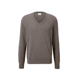 Tchibo - Pullover mit V-Ausschnitt - Herren - Gr. XL - braun