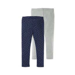 Tchibo - 2 Leggings - Baby - Gr. 74/80 - dunkelblau