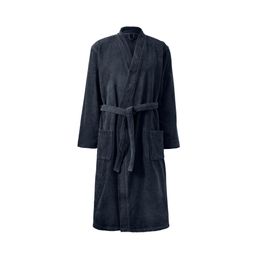 Tchibo - Velours-Bademantel - Herren - Gr. XL - dunkelblau