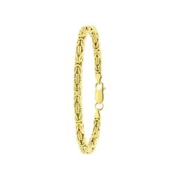 Lucardi Armband 'Luxuri&ouml;s' Herren Gr&ouml;&szlig;e 19 gold