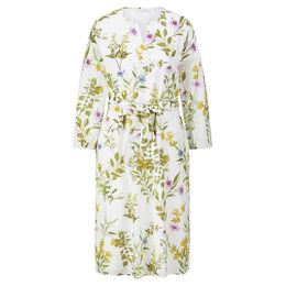 Eterna - Kleid mit 3/4-Arm, weiss, Gr. 40 / M - Baumwolle