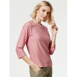 Walbusch Baumwollshirt Strukturmuster