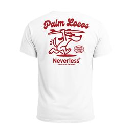 Neverless Shirt 'Palm Locos' Herren Gr&ouml;&szlig;e XS wei&szlig;