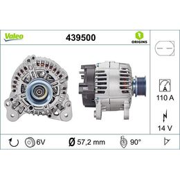 Valeo Generator NEW ORIGINAL PART 439500 f&uuml;r VW