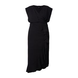 Ulla Popken Kleid Damen Gr&ouml;&szlig;e 56 schwarz Sommerkleid