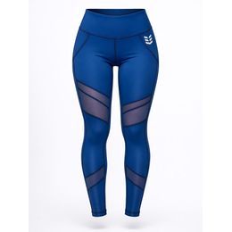 Empire Embodied Leggings 'Skinny Sporthose Leggings Athene blau' Damen Gr&ouml;&szlig;e L blau