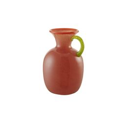 HOME STORY Vase orange Glas Ma&szlig;e (cm): H: 27,5 &Oslash;: 18.5 &raquo; M&ouml;bel Kraft