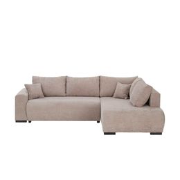 Smart Ecksofa mit Schlaffunktion Nelly braun Ma&szlig;e (cm): B: 270 H: 85 T: 202.0 &raquo; M&ouml;bel Kraft
