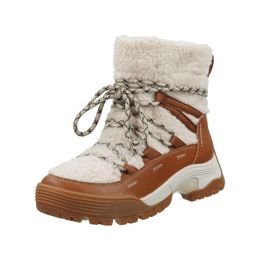 Clarks Lace-Up Ankle Boots female size 39.5 Light beige / Brown