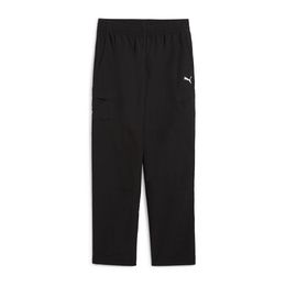 Puma Workout Pants 'Wardrobe Ess' boy size 128 Black / White