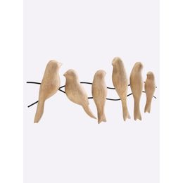 heine home Wanddeko, Natur, Gr. H/B/T ca. 35x80x5 cm, Wanddeko, Material: Albasia