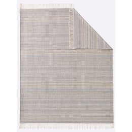 Hagemann Plaid, Grau, Gr. 150x200 cm, Wohndecken, Material: Baumwolle