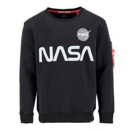 Alpha Industries Sweatshirt 'NASA Reflective' Herren Gr&ouml;&szlig;e XS schwarz