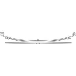 CS GERMANY Federnpaket 1033957000 Hinterachse f&uuml;r Mercedes