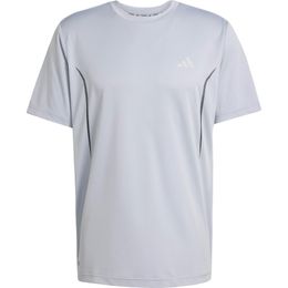 adidas Performance Funktionsshirt 'Tech Apparel' Herren Gr&ouml;&szlig;e XXXL hellgrau / schwarz / wei&szlig;