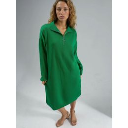 My Fashion Strickkleid 'Strickkleider' Damen Gr&ouml;&szlig;e S/L gr&uuml;n