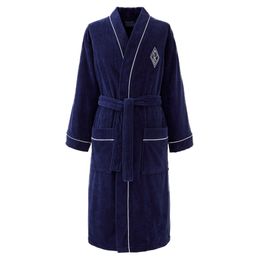 Ralph Lauren Home Long Bathrobe 'PARKROW' female size XL Navy