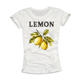 Makaya Shirt 'Lemon' Damen Gr&ouml;&szlig;e M wei&szlig;