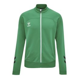 Hummel Sportsweatjacke 'Lead' Herren Gr&ouml;&szlig;e XXXL gr&uuml;n / schwarz / wei&szlig;