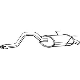 BOSAL Endschalld&auml;mpfer 200157 f&uuml;r RENAULT
