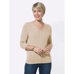 V-Ausschnitt-Pullover