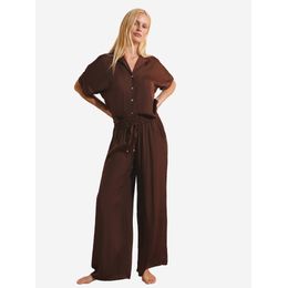 Etam Pyjamahose 'Cheeta' Damen Gr&ouml;&szlig;e XL rot Sommerkleid