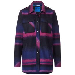 Street One Jacke Damen Gr&ouml;&szlig;e M dunkelblau / pink / schwarz Sommerjacke