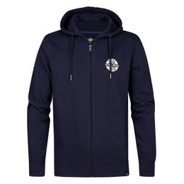 PETROL INDUSTRIES Zip-Up Hoodie male size XXXL Navy