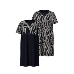 Ulla Popken Nightgown female size 4XL/5XL Light grey / Black