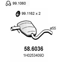 Asso Mittelschalld&auml;mpfer 586036 f&uuml;r VW