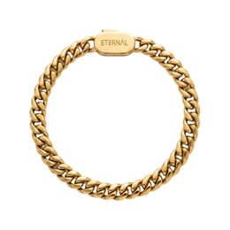 Eternal Bracelet 'Cuban Link' male size 20 cm Gold